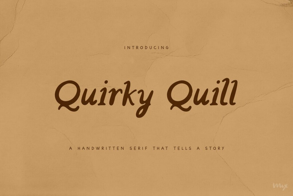 Quirky Quill — A Handwritten Serif – MasterBundles