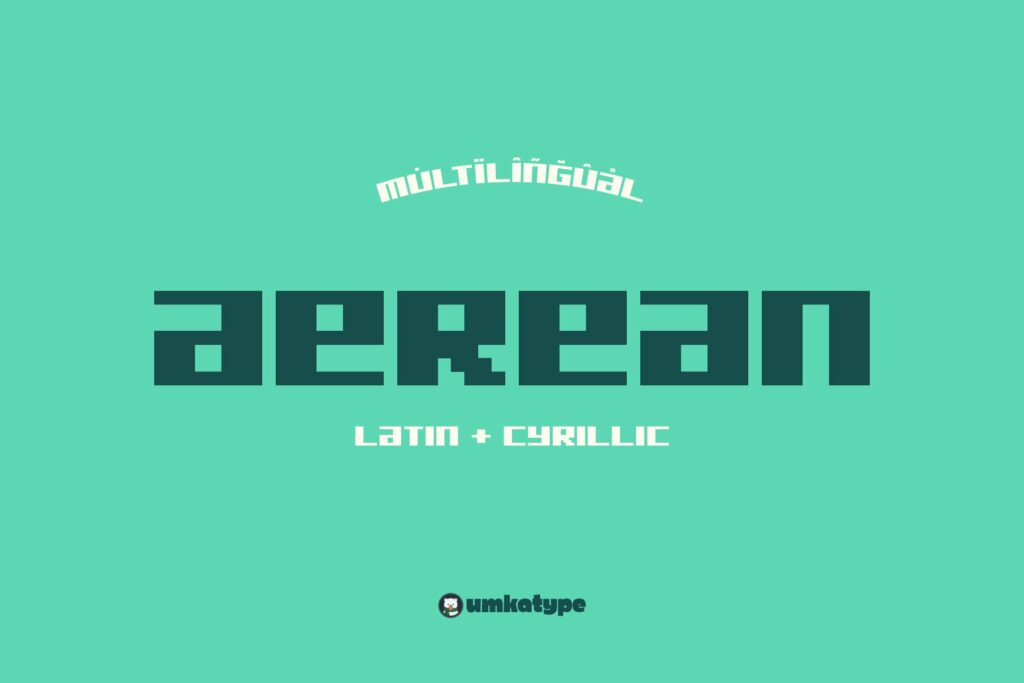 Aerean Display Font – MasterBundles