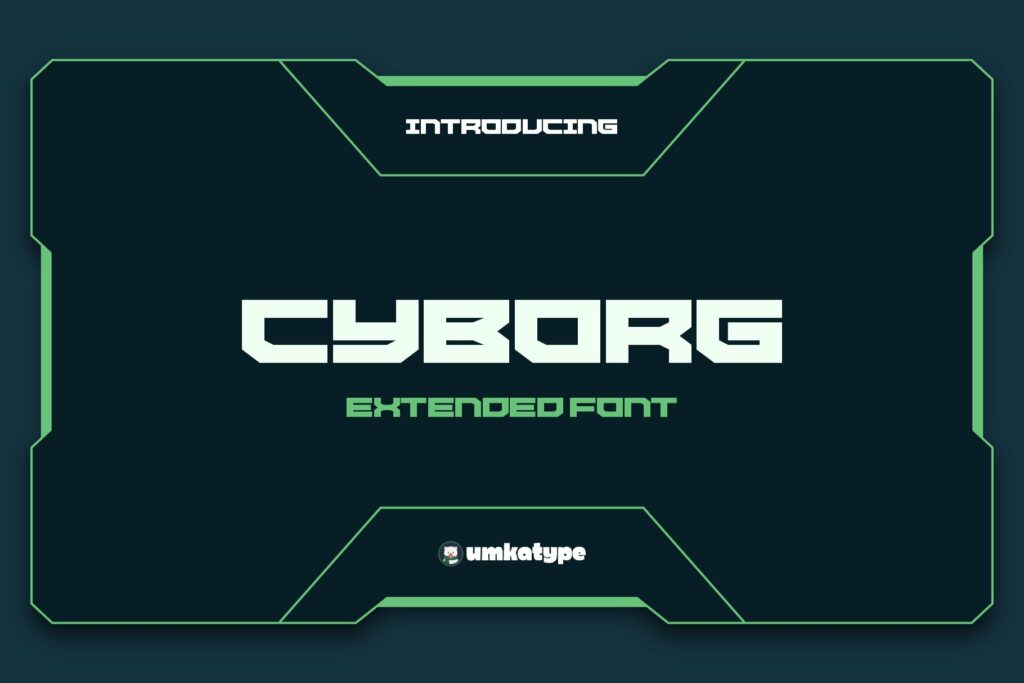 Cyborg Font – MasterBundles