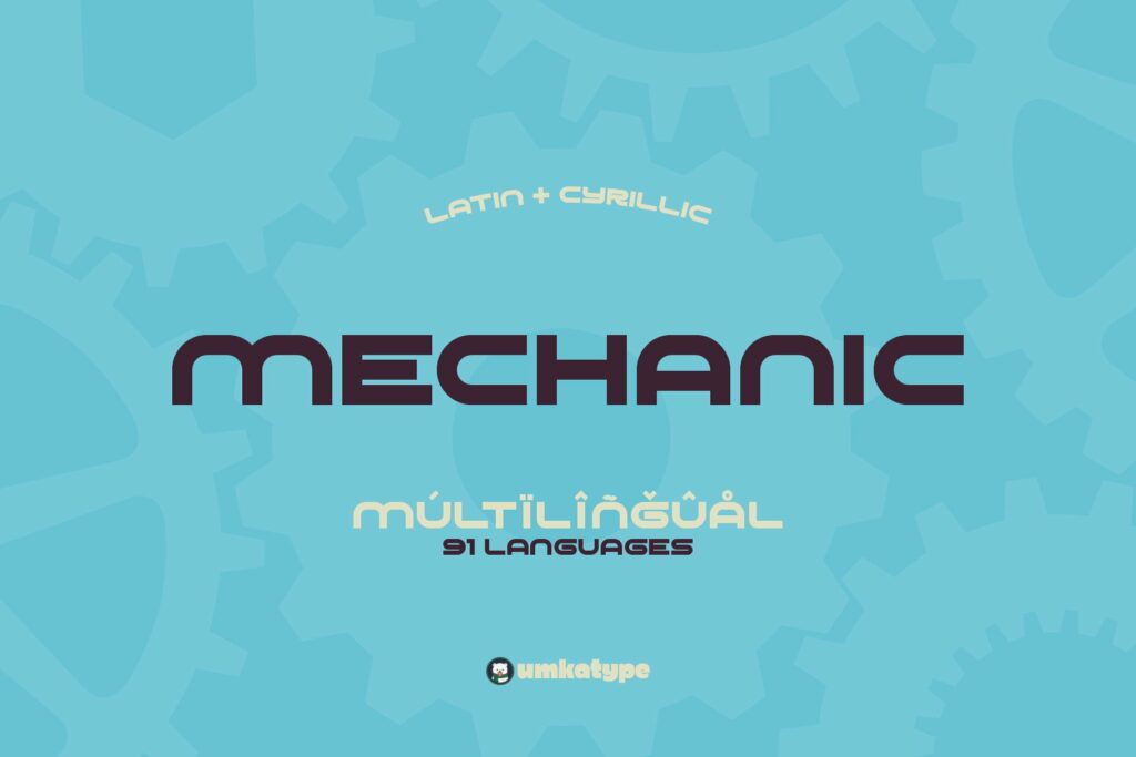 Mechanic Font – MasterBundles