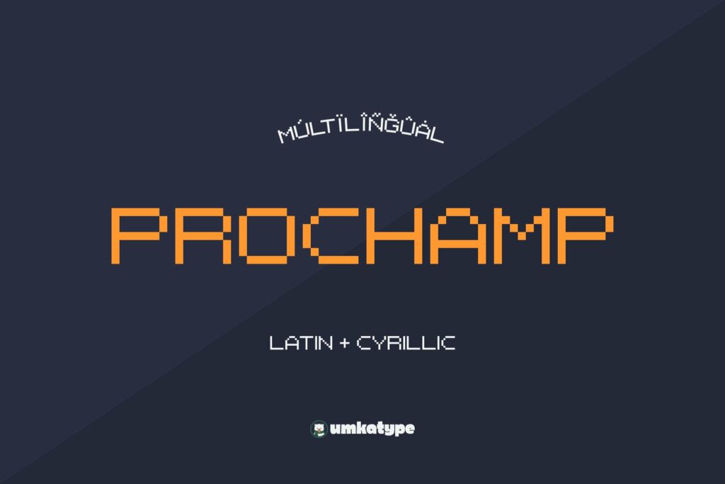 Prochamp Pixel Font – MasterBundles