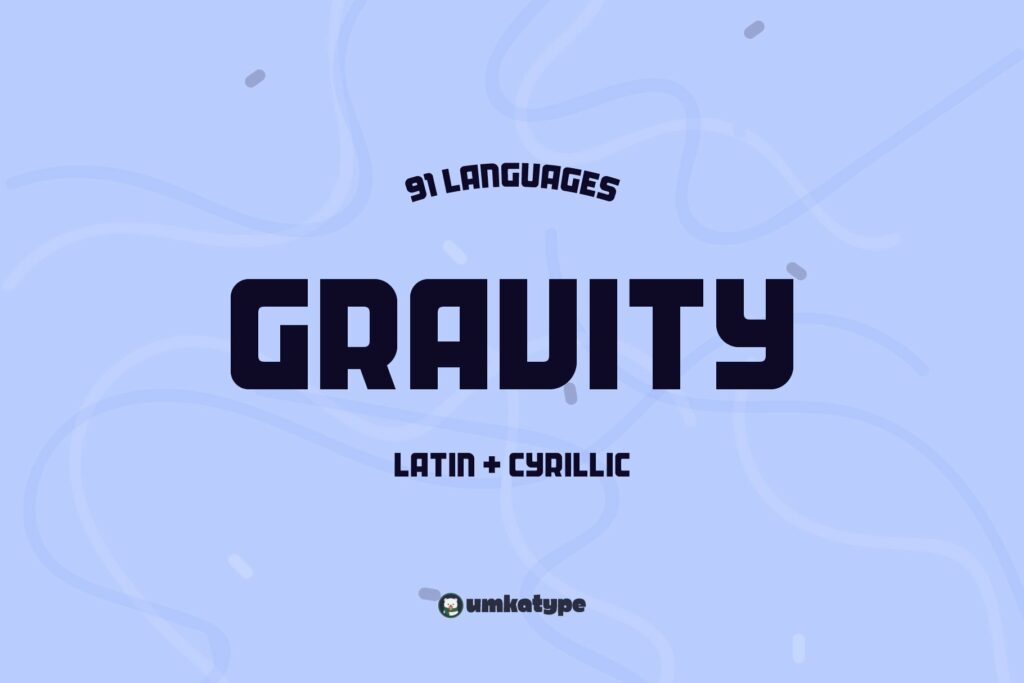 Gravity Font – MasterBundles