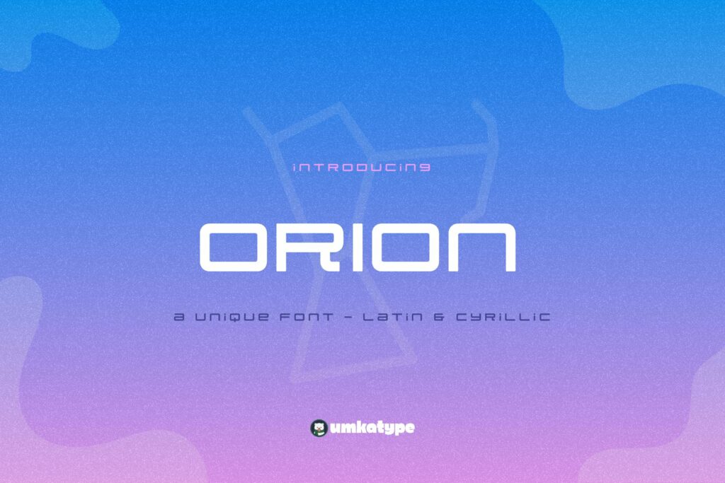 Orion - Futuristic Font – MasterBundles