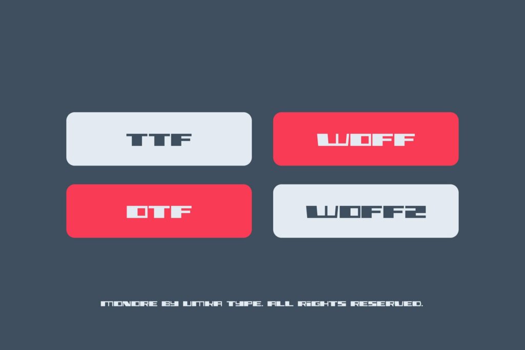 Monore Font – MasterBundles