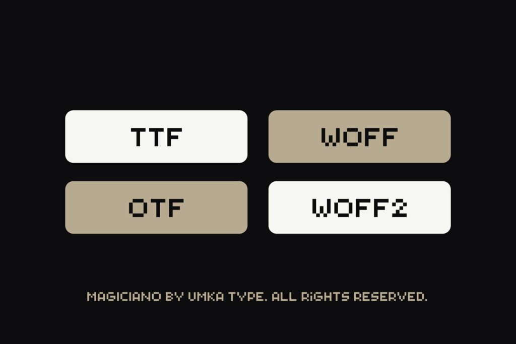 Magiciano Pixel Font – MasterBundles