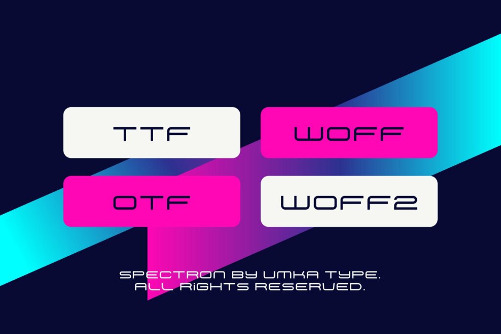 Spectron Futuristic Font – MasterBundles
