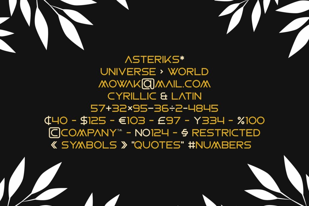 Mowak Font – MasterBundles