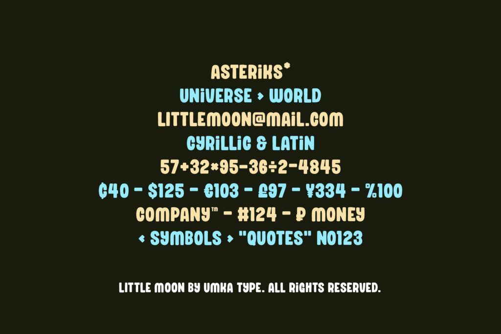 Little Moon - A Handmade Font – MasterBundles