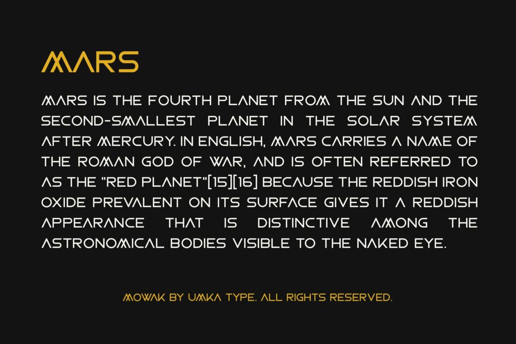 Mowak Font – MasterBundles