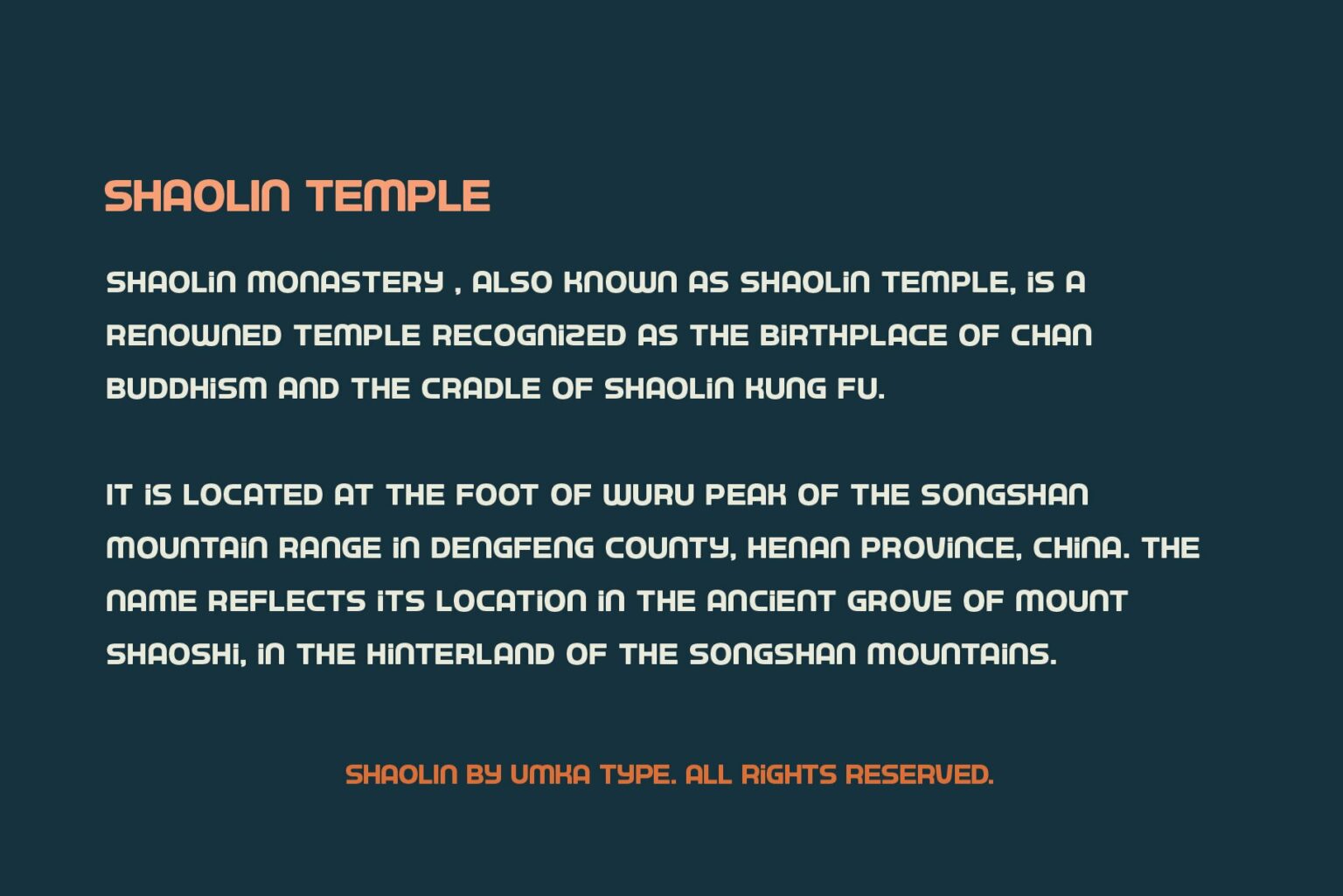 Shaolin - A Multilingual Font – MasterBundles