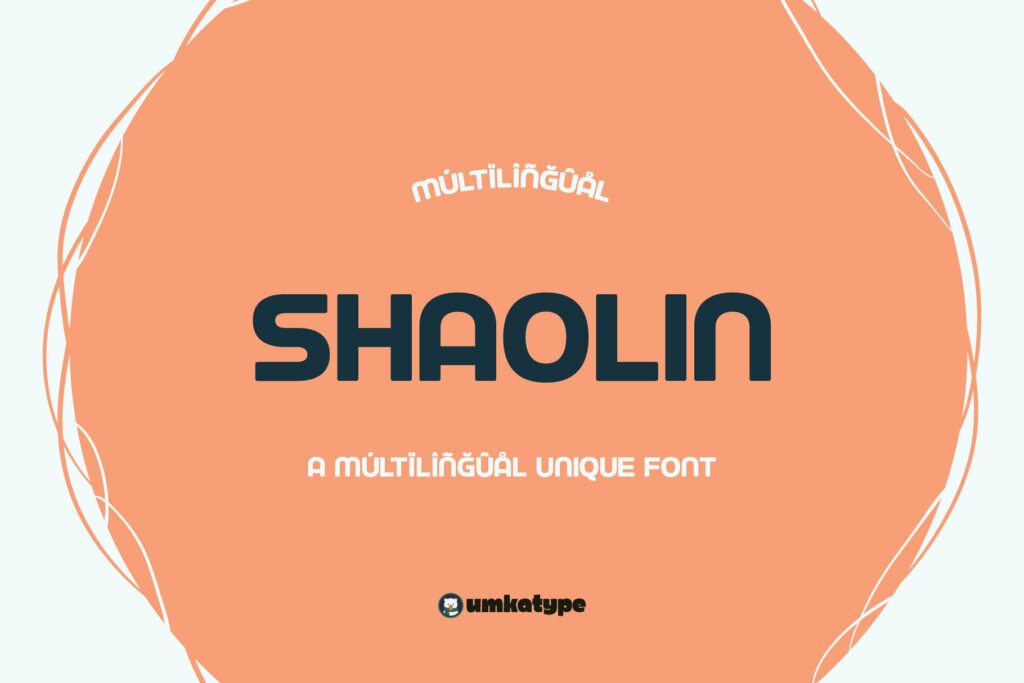 Shaolin - A Multilingual Font – MasterBundles