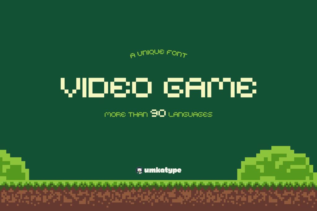 Video Game Font – MasterBundles
