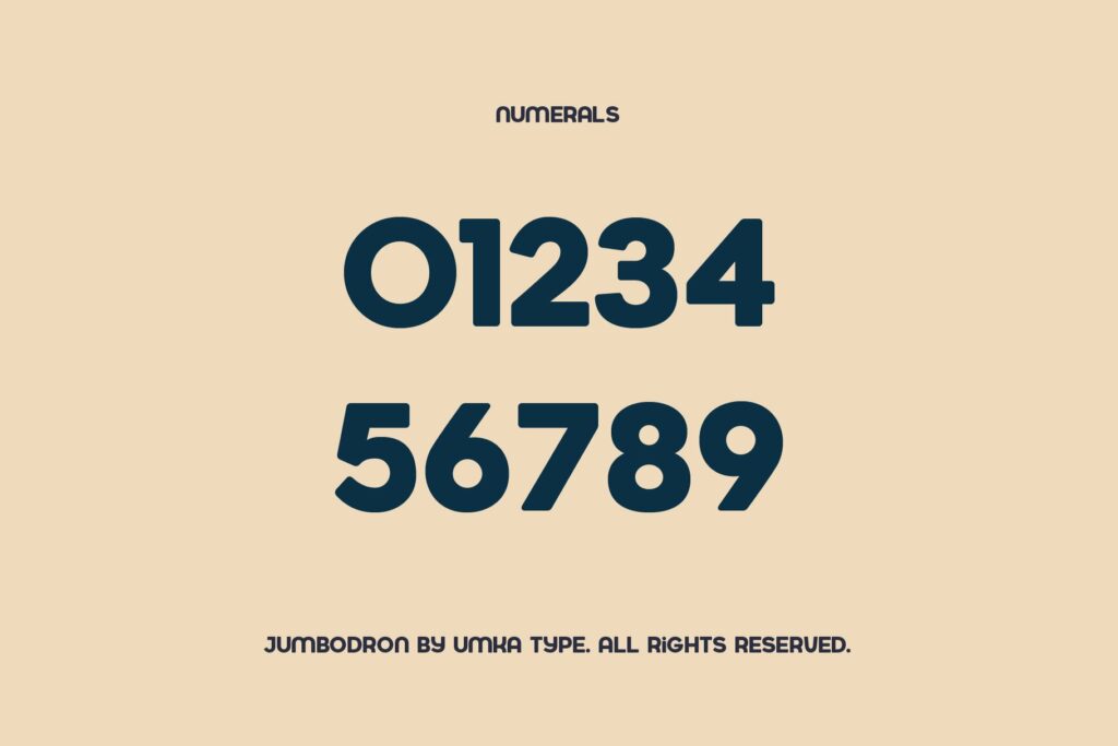 Jumbodron Multilingual Font – MasterBundles