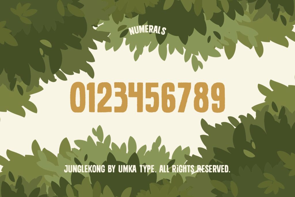 Junglekong - A Multilingual Fun Font – MasterBundles