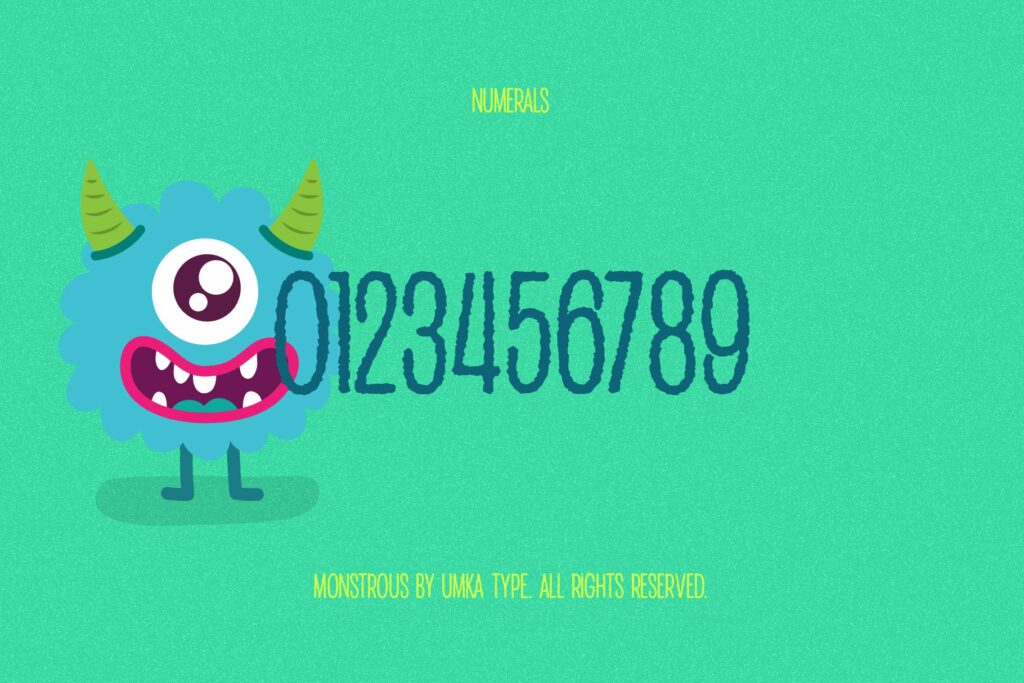 Monstrous - A Handmade Font – MasterBundles