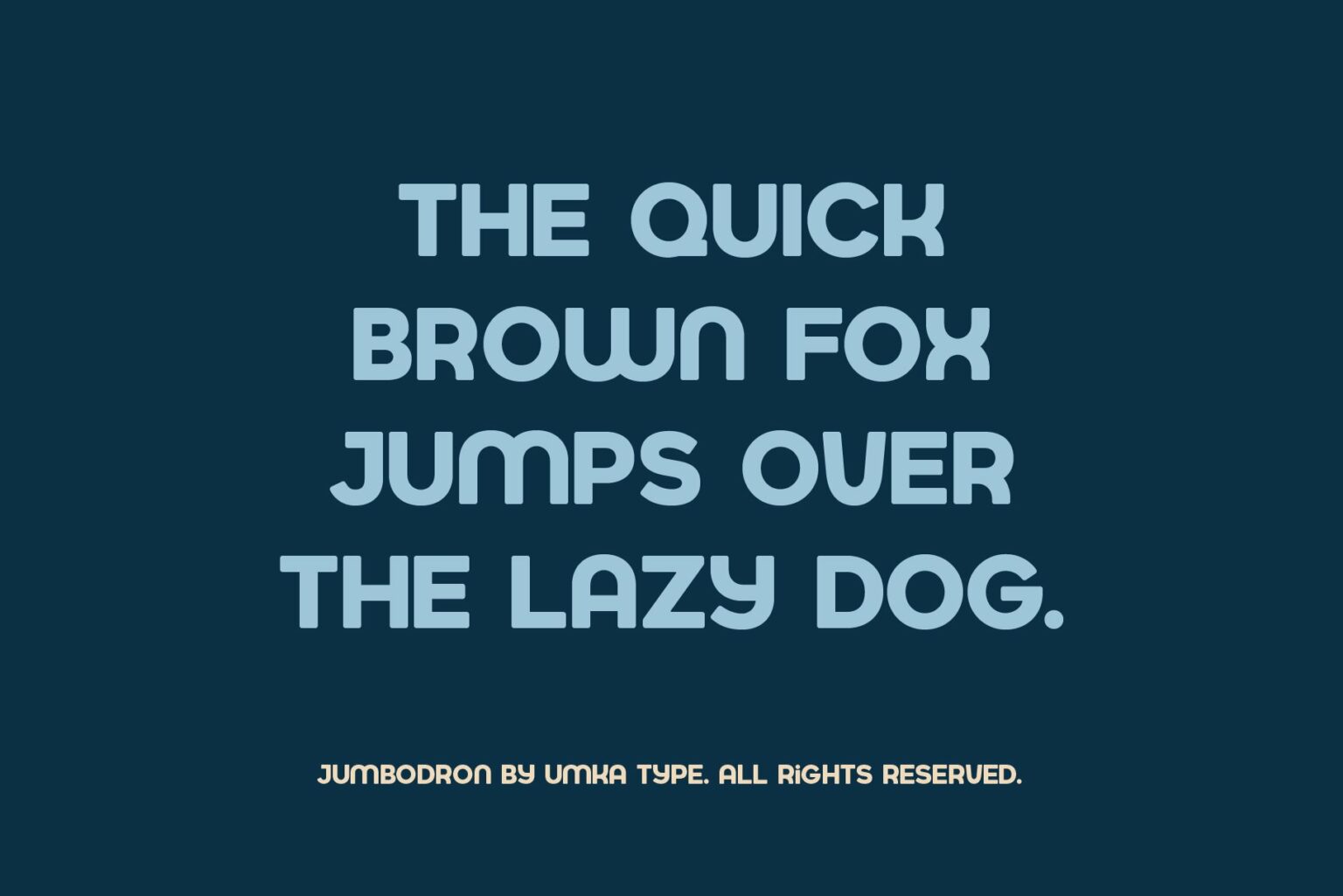 Jumbodron Multilingual Font – MasterBundles