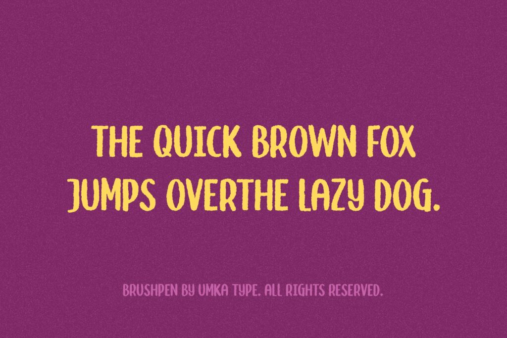Brushpen - A Handmade Font – MasterBundles