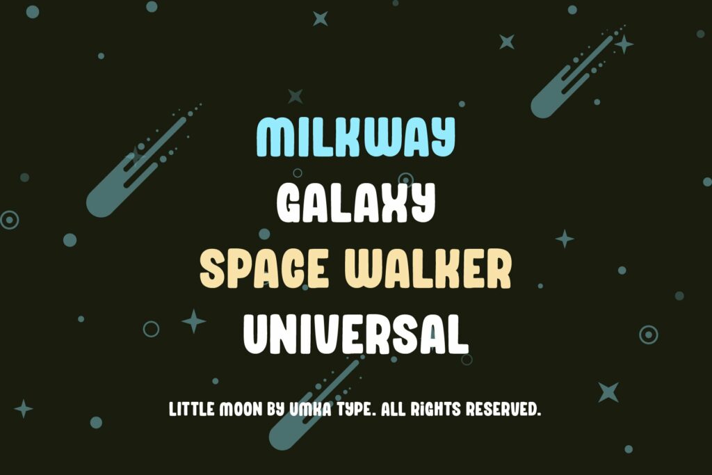 Little Moon - A Handmade Font – MasterBundles