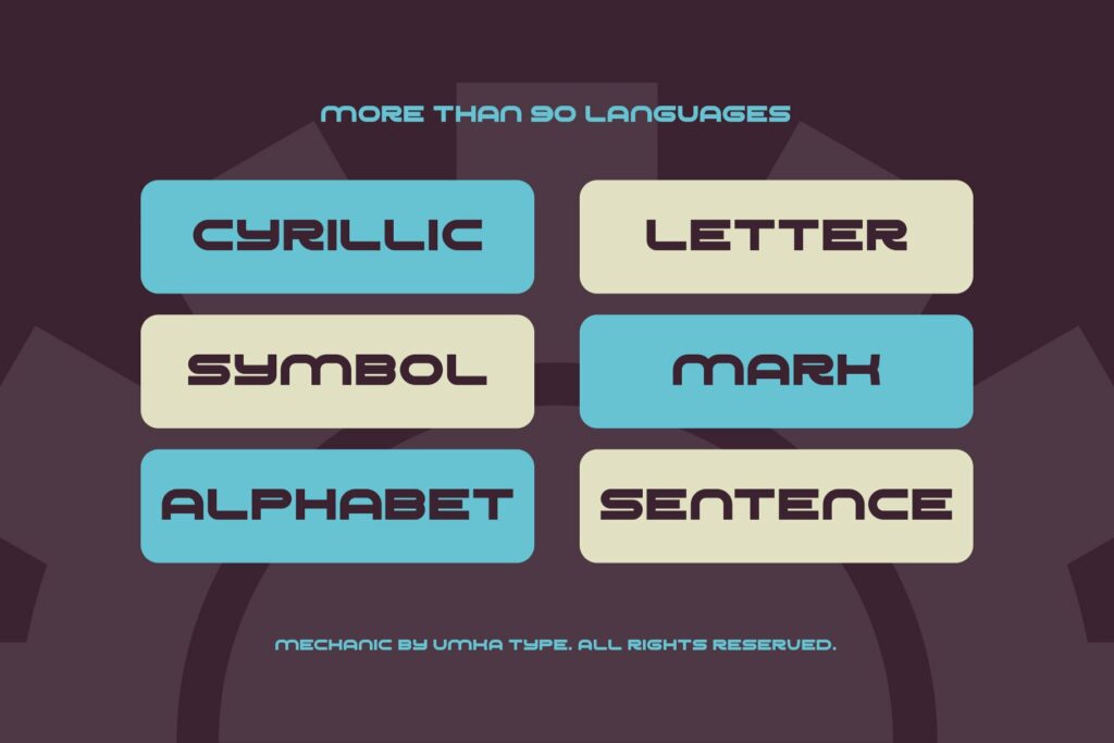 Mechanic Font – MasterBundles