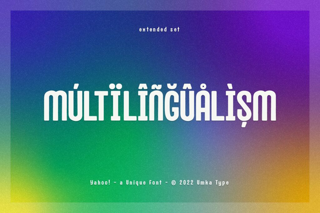 Yahoo Font – MasterBundles