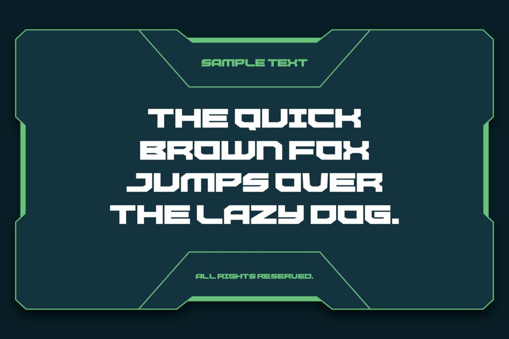 Cyborg Font – MasterBundles