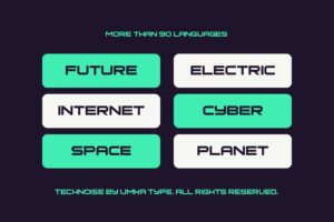 Technoise Font – MasterBundles