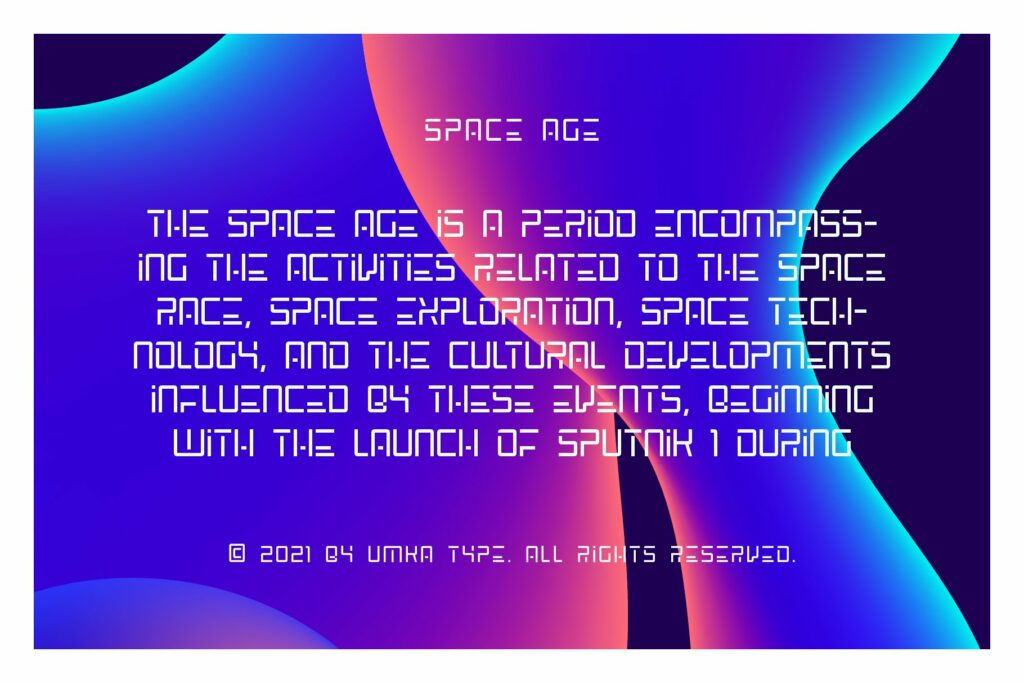 Space Age Font – MasterBundles