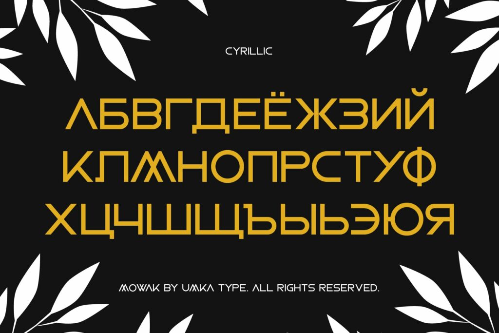 Mowak Font – MasterBundles