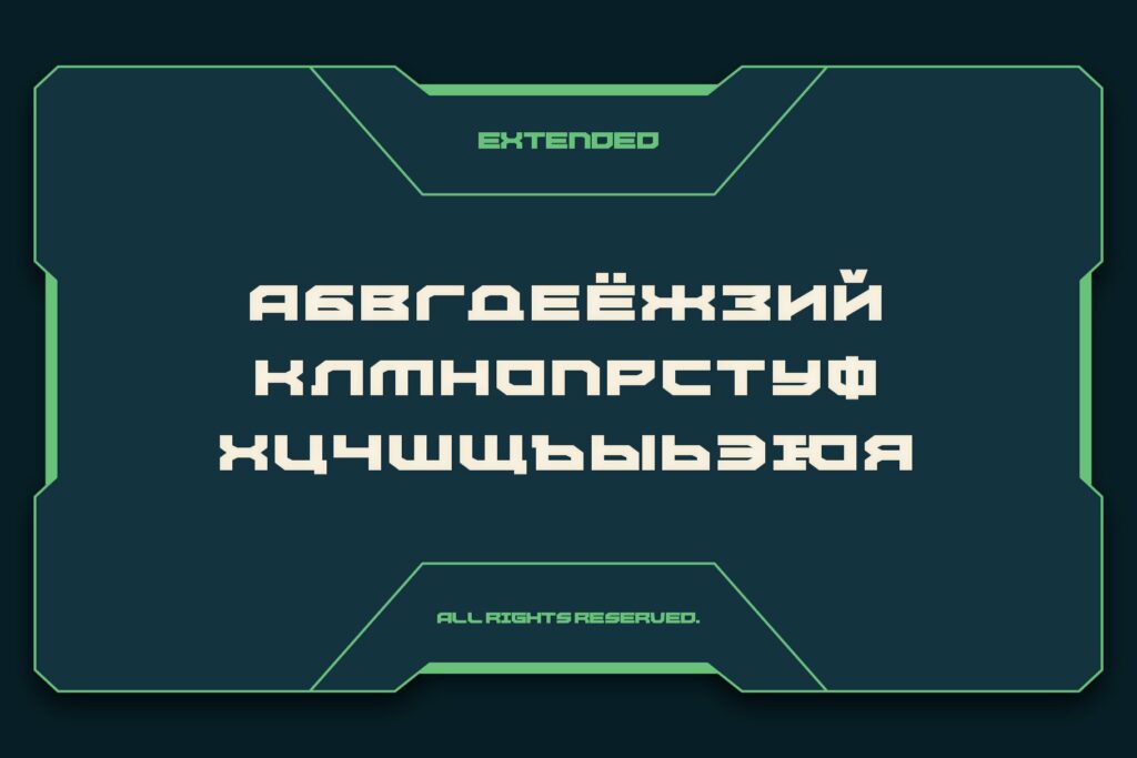Cyborg Font – MasterBundles