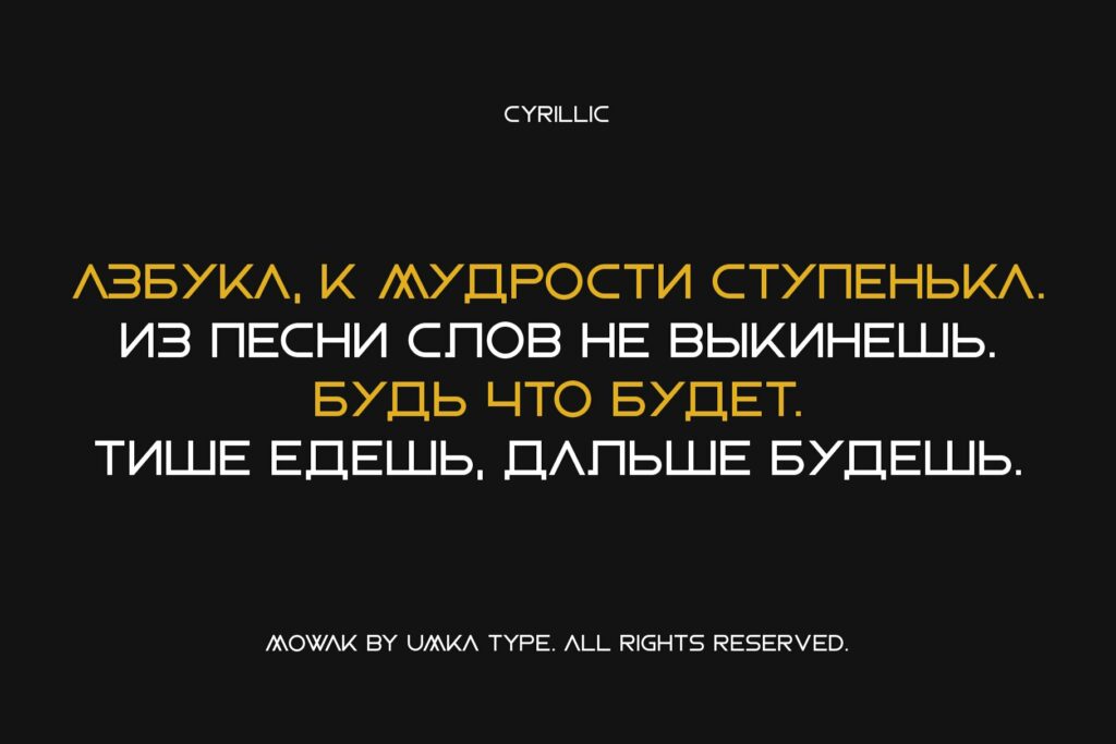 Mowak Font – MasterBundles