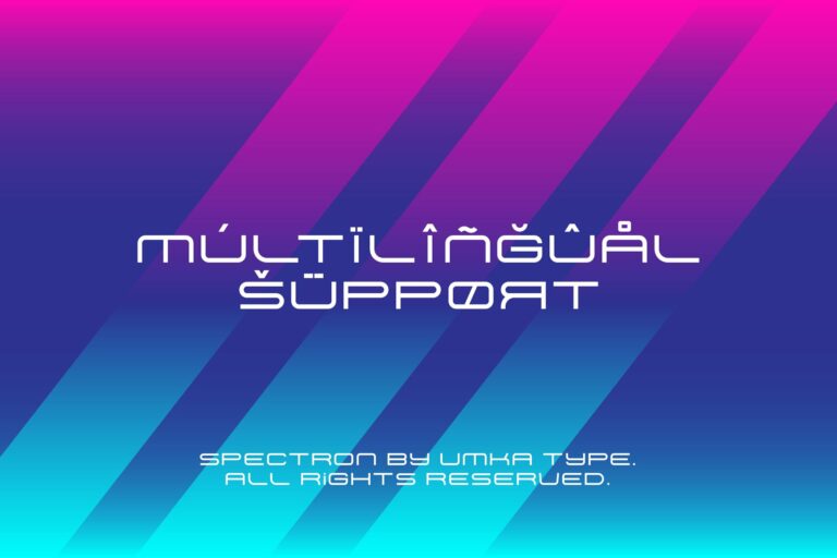 Spectron Futuristic Font – MasterBundles