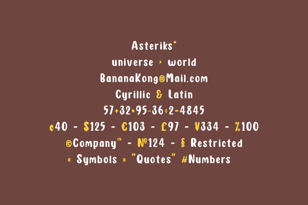 Monkey Font – MasterBundles