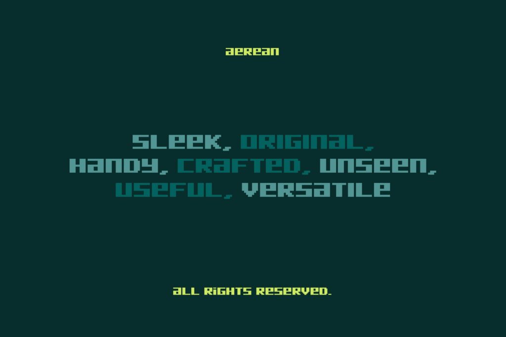 Aerean Display Font – MasterBundles