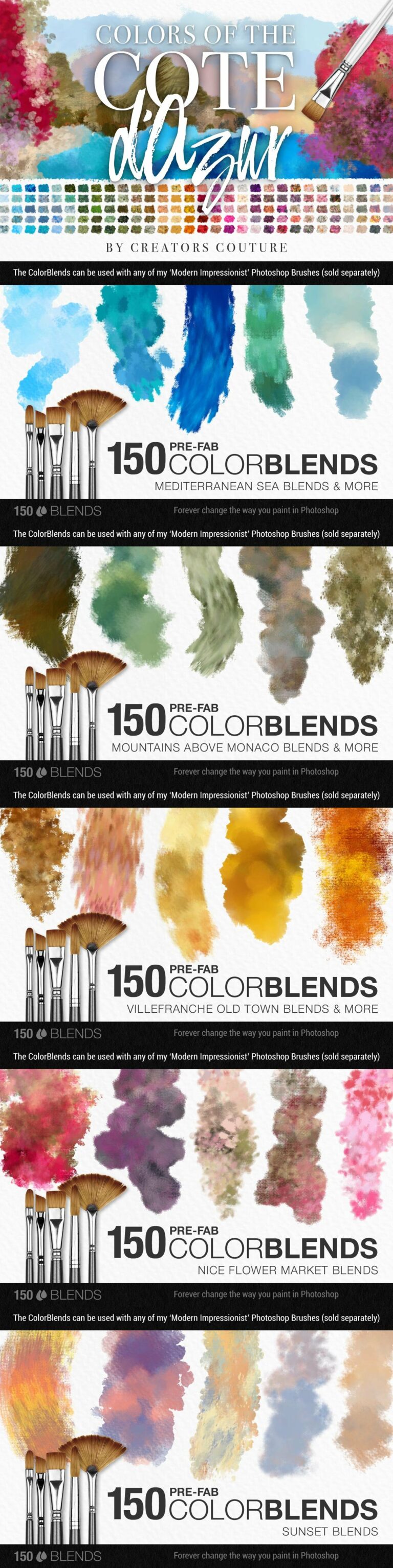 Colors of the Côte d'Azur – MasterBundles