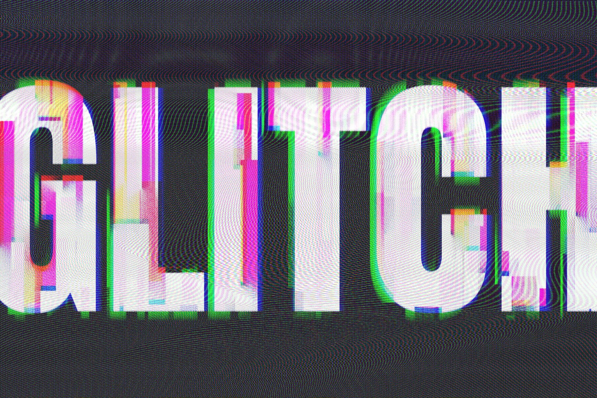 Creepy VHS Glitch Effect – MasterBundles