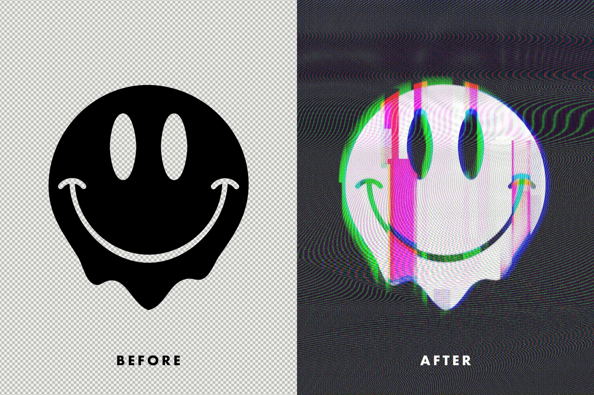 Creepy VHS Glitch Effect – MasterBundles