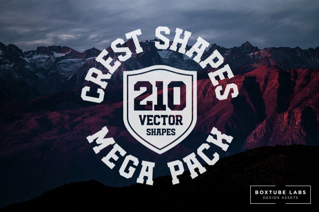 Crest Shapes Mega Pack – MasterBundles