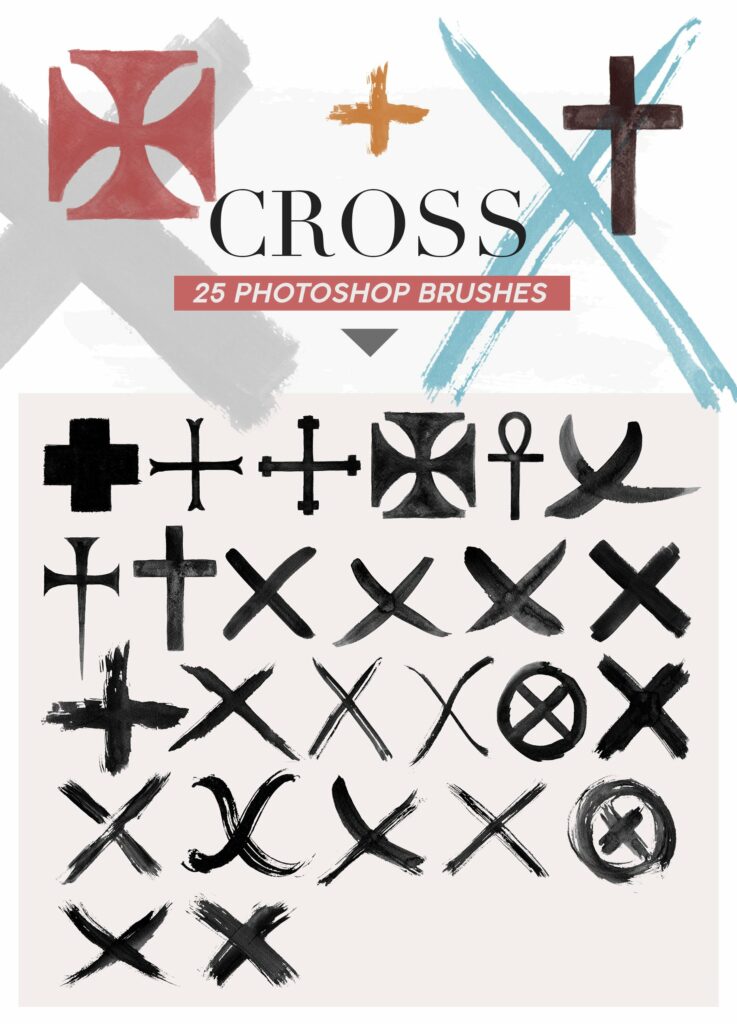 487 Ink Shapes Photoshop Brushes – MasterBundles