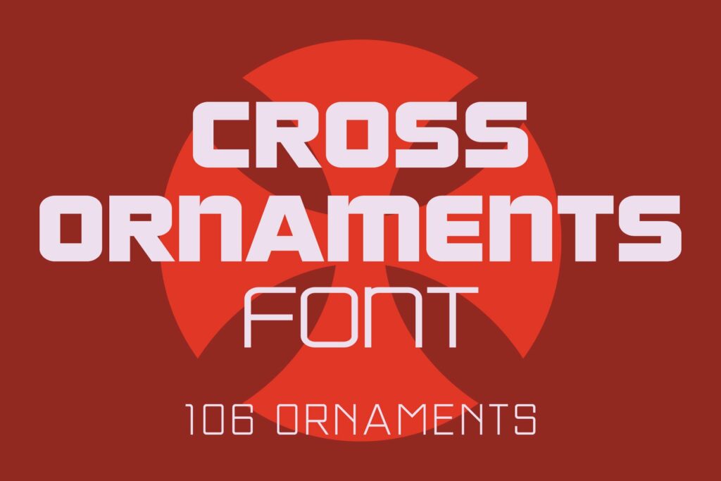 Cross Ornaments Font – MasterBundles