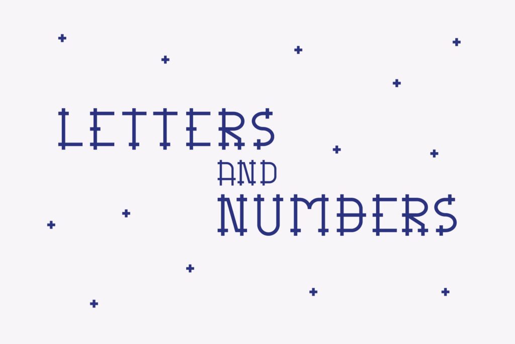 Vector Font. Cross – MasterBundles