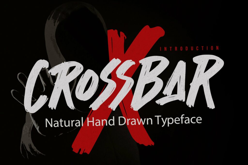 Crossbar - Natural Hand Drawn Font – MasterBundles