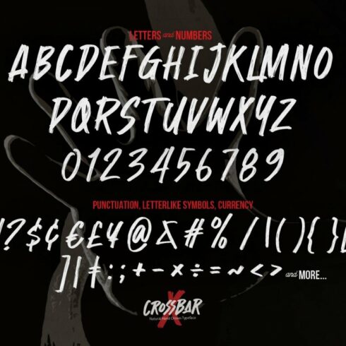 Crossbar - Natural Hand Drawn Font – MasterBundles