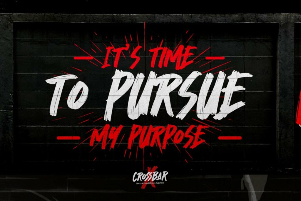 Crossbar - Natural Hand Drawn Font – MasterBundles