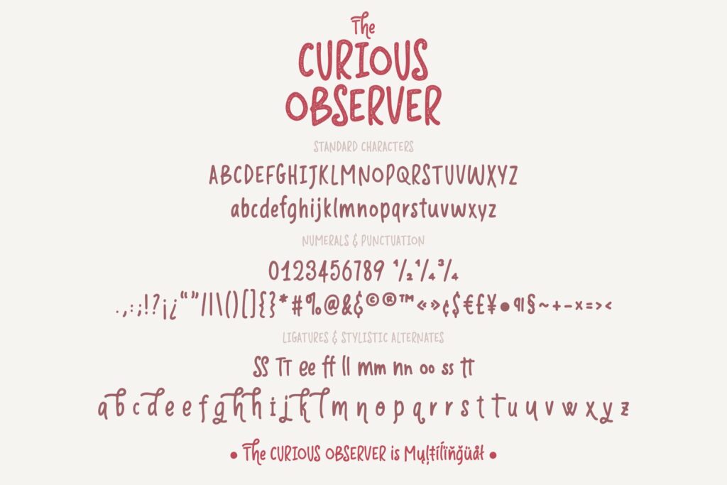 Curious Observer | Regular & Dry – MasterBundles