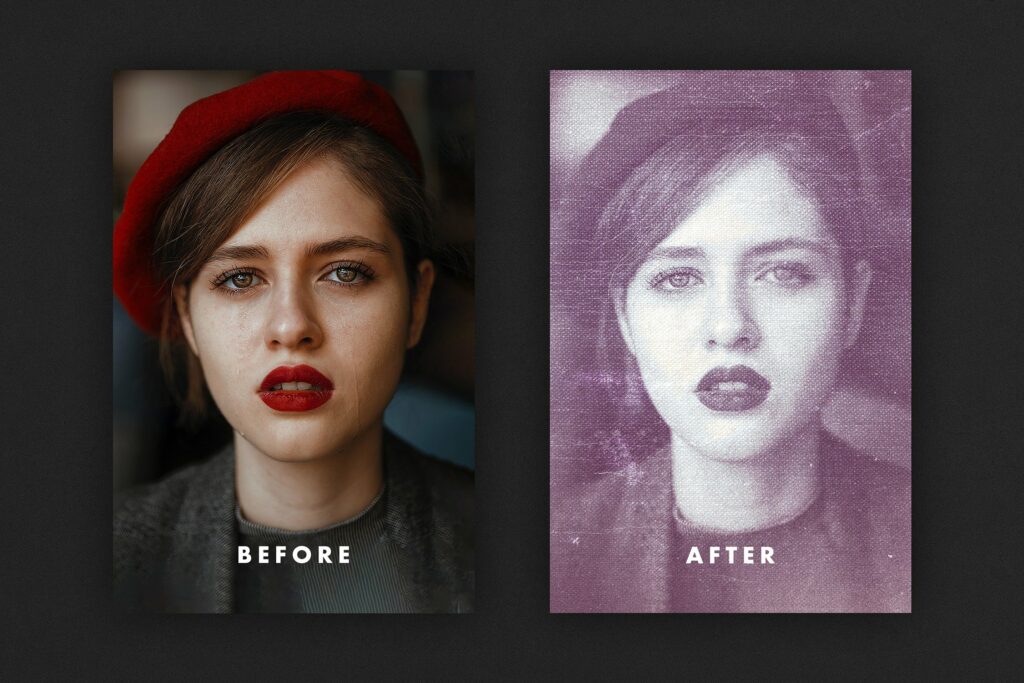 Damaged Photo Poster Effect – MasterBundles