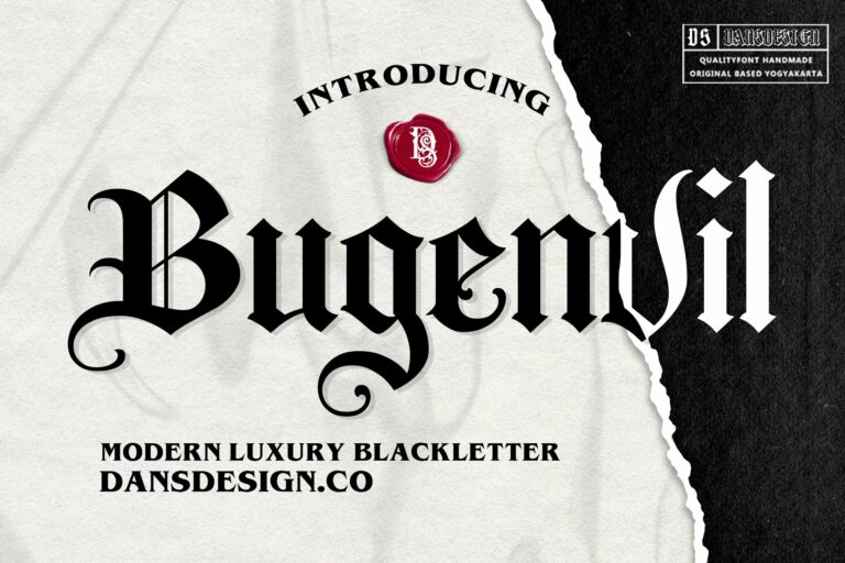 Bugenvil Modern Blackletter – MasterBundles