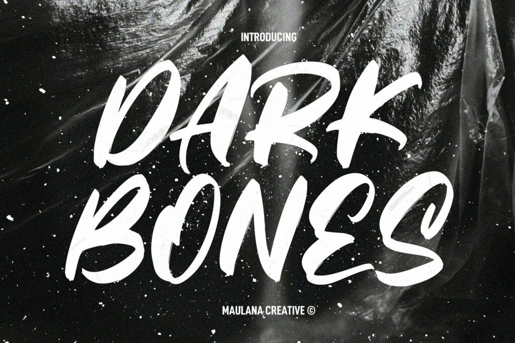 Darkbones Handwritten Display Font – MasterBundles