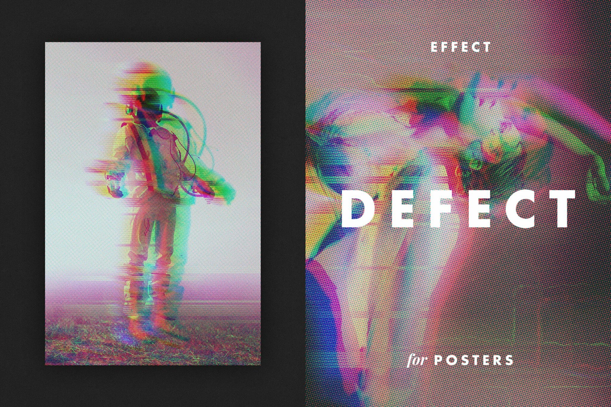 Defect Photo Effect for Posters – MasterBundles