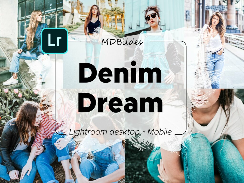 5 Lightroom Presets, DENIM DREAM – MasterBundles