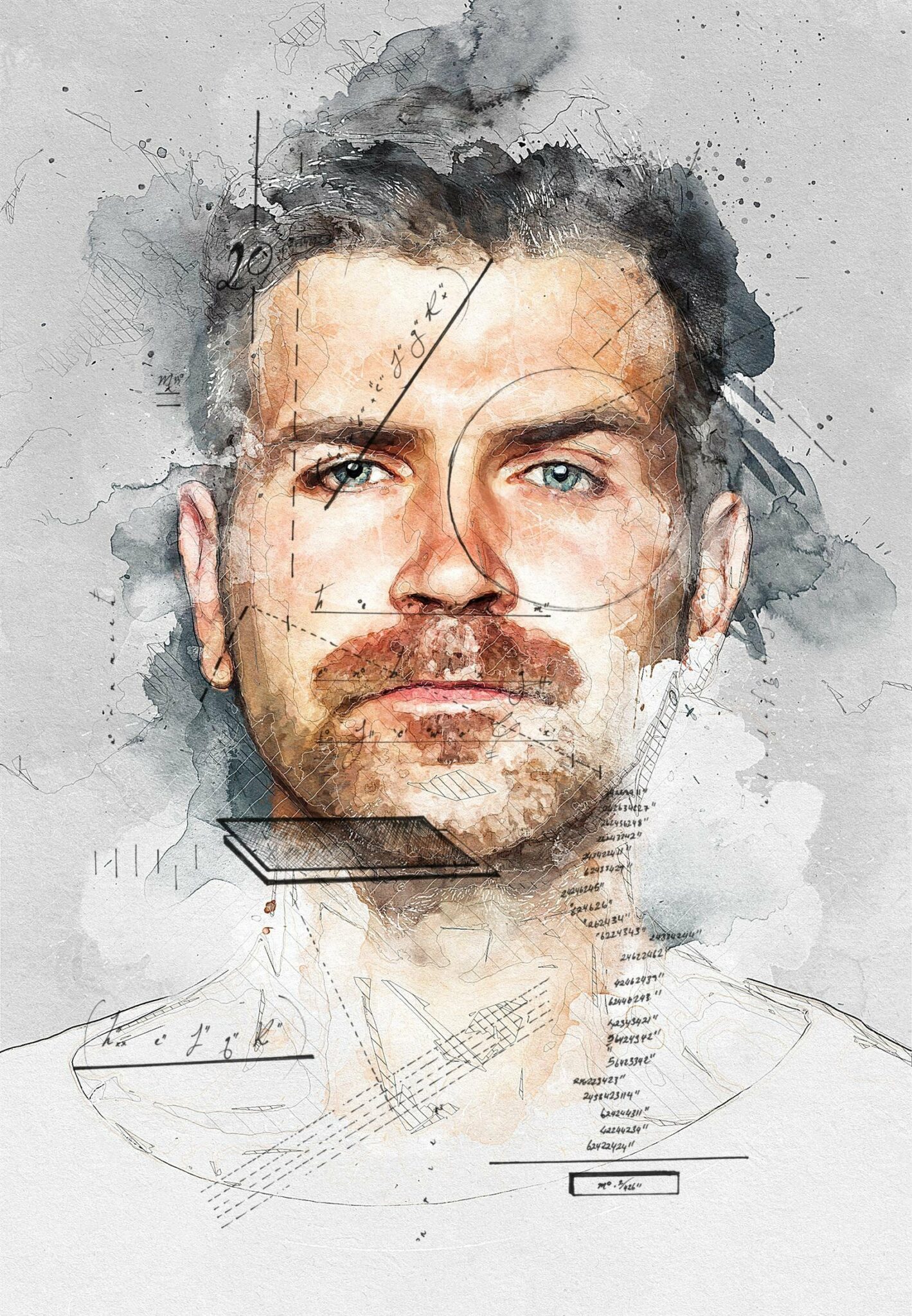 32 Technical Drawing Brushes V2 – MasterBundles